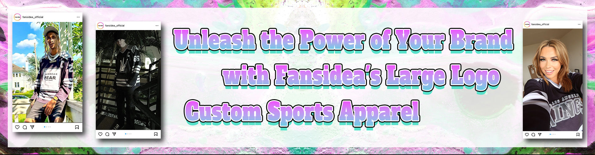 Unleash the Power of Your Brand with Fansidea's Large Logo Custom Spor ...