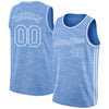 Custom City Edition Basketball Jersey Light Blue White Authentic - FansIdea
