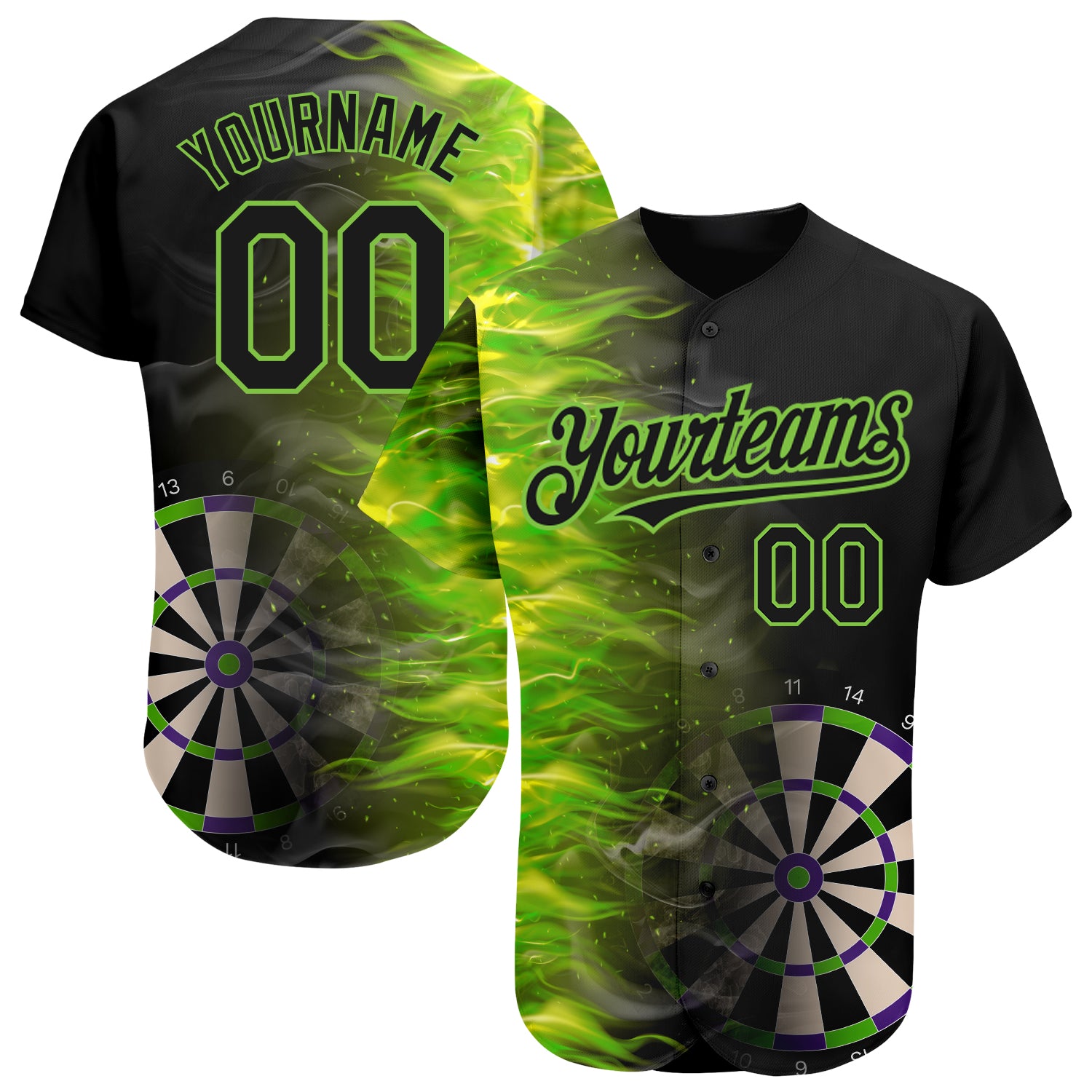 Custom 3D Patterns Darts T-Shirts | Performance Retro Jerseys Design - FansIdea