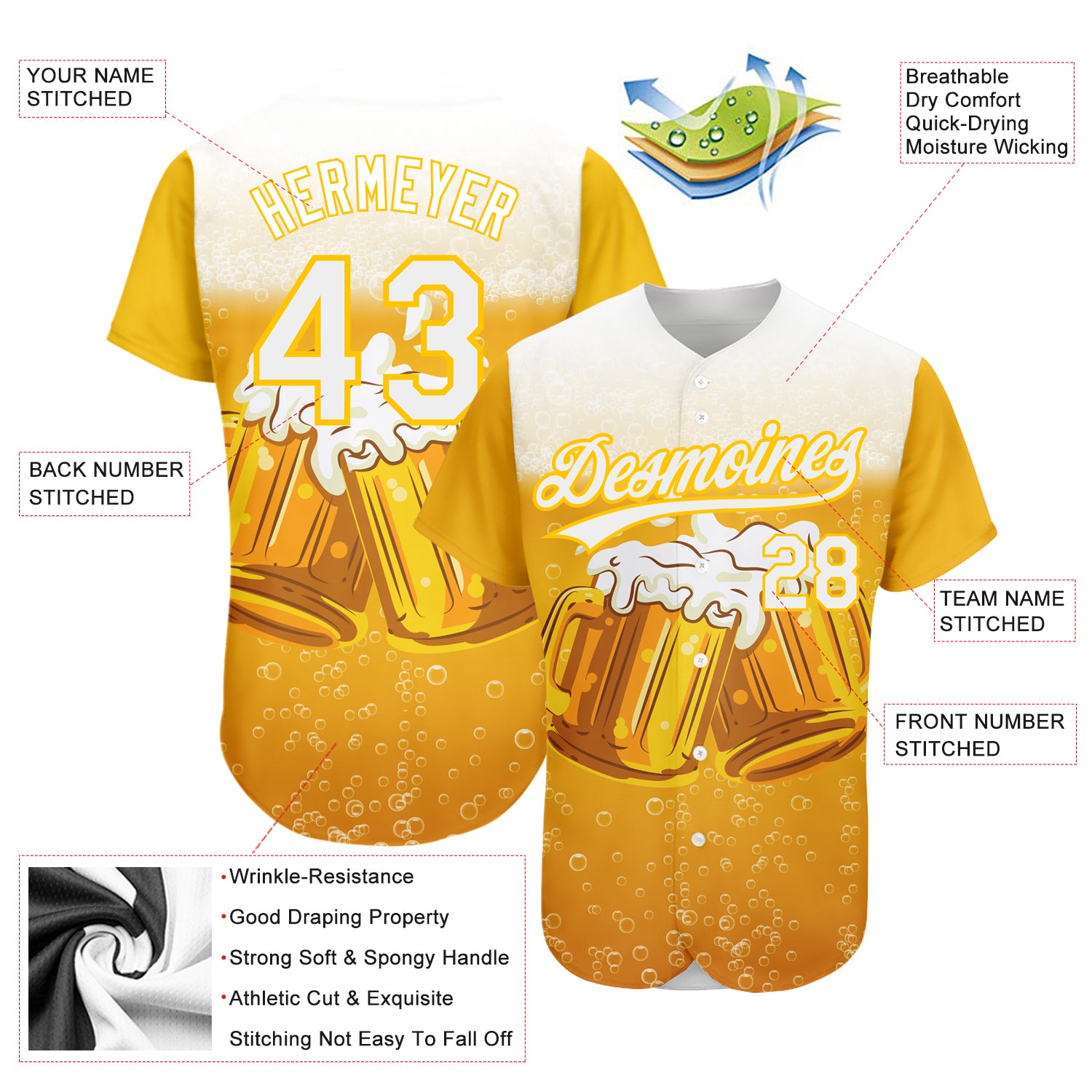 National Beer Lovers Day | Custom Jerseys for National Beer Lovers Day ...