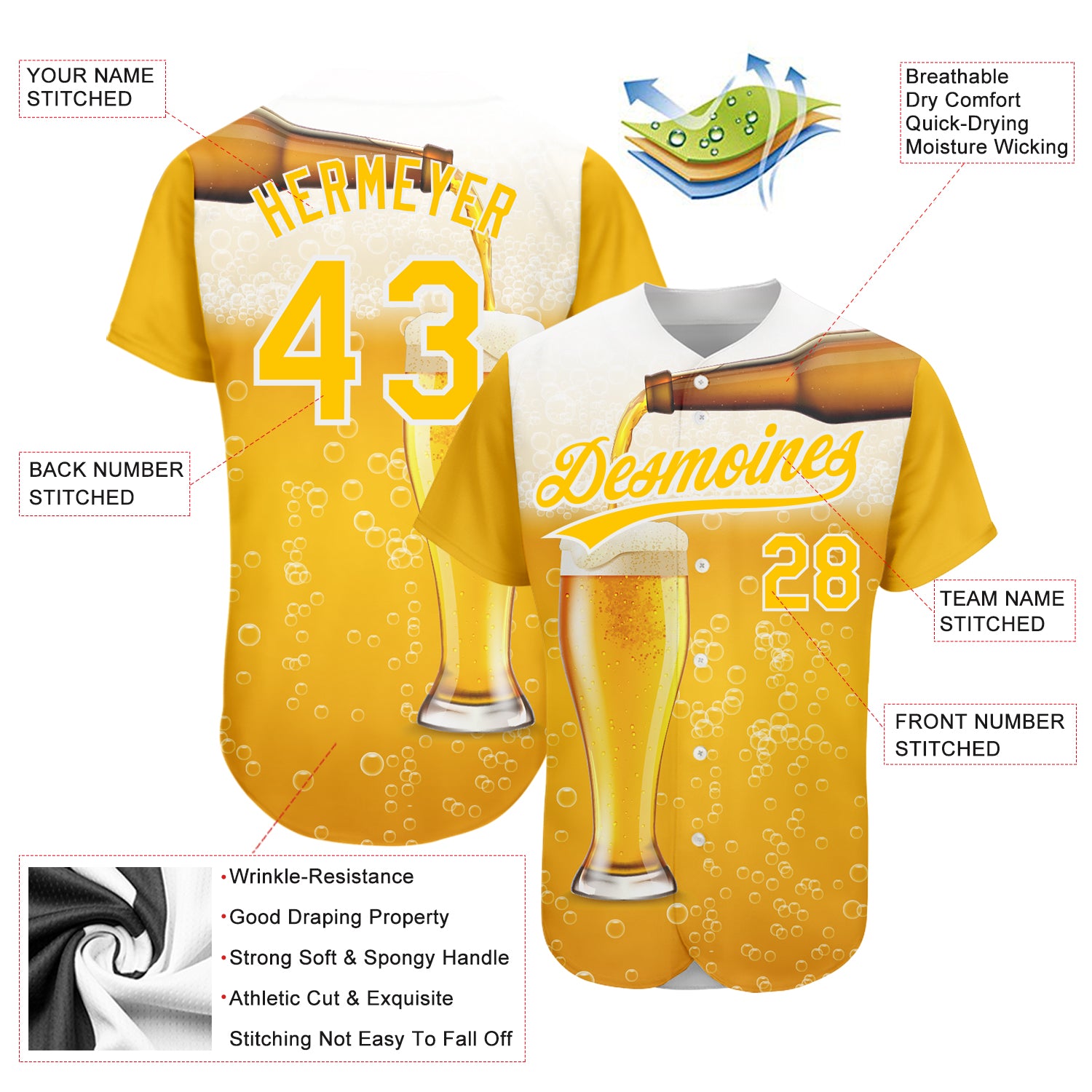 National Beer Lovers Day | Custom Jerseys for National Beer Lovers Day ...